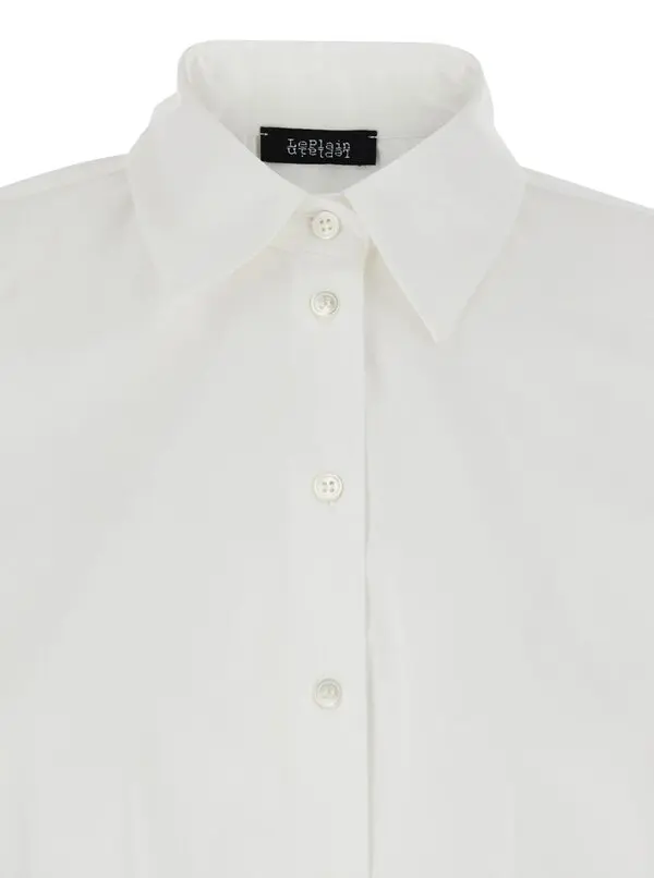 LEPLAIN Shirt With Classic Collar And Button Cuffs In Cotton