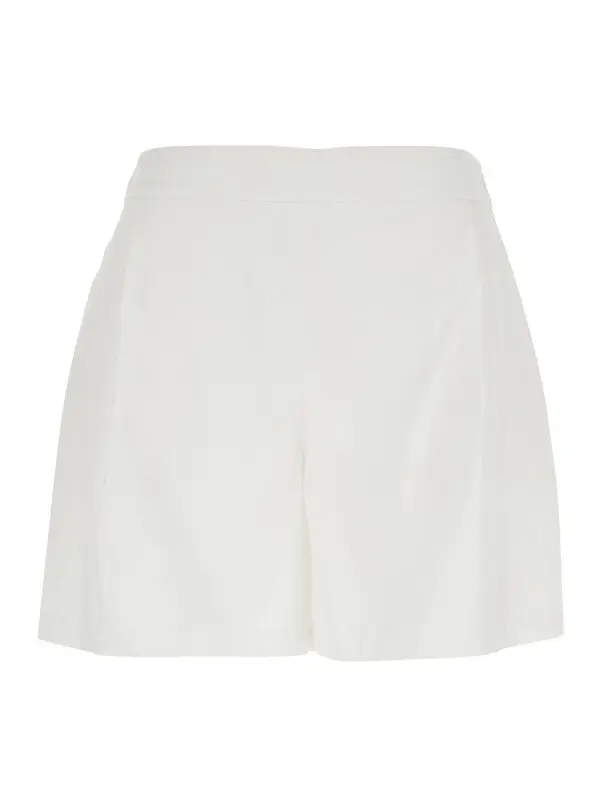 LEPLAIN Shorts With Semi-elasticated Waist And Side Closure In Cotton Blend