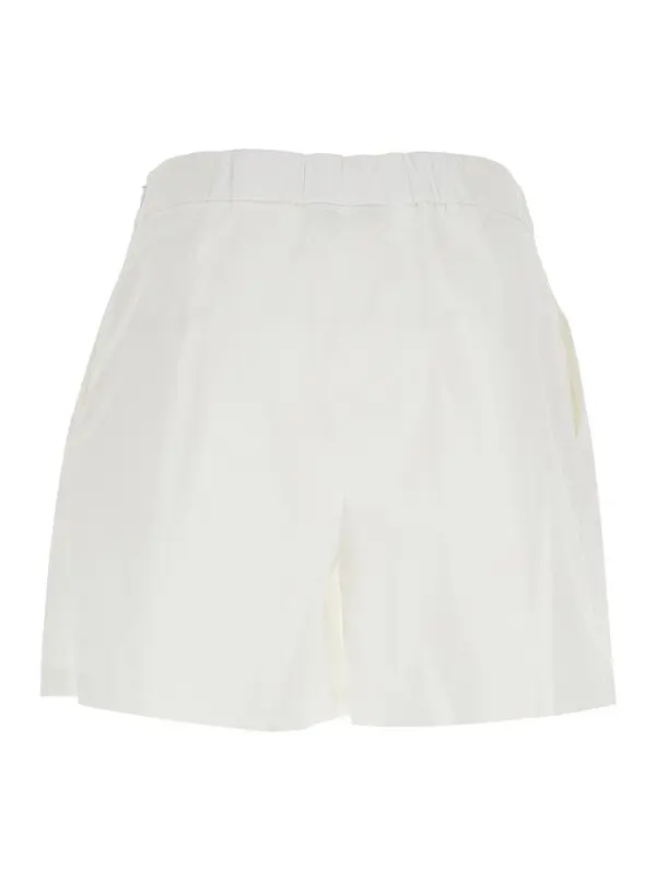 LEPLAIN Shorts With Semi-elasticated Waist And Side Closure In Cotton Blend