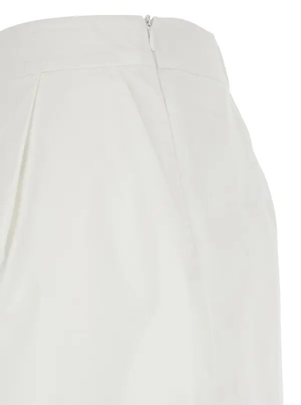 LEPLAIN Shorts With Semi-elasticated Waist And Side Closure In Cotton Blend