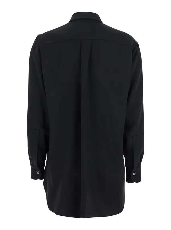 LEPLAIN Classic Collar Tech Fabric Shirt