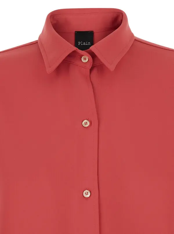 LEPLAIN Shirt With Classic Collar And Button Closure In Fabric