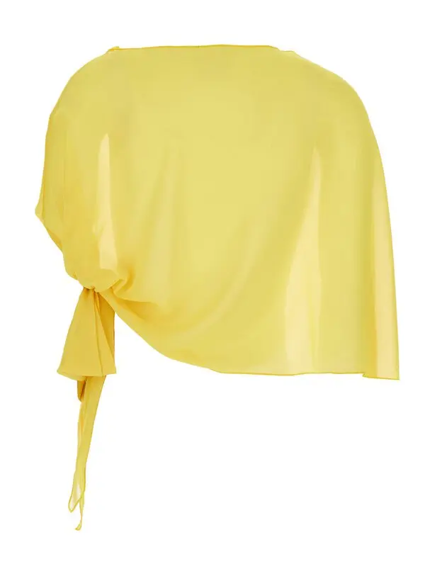 LEPLAIN Stole With Side Knot In Tech Fabric
