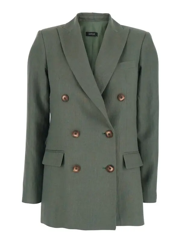 LEPLAIN Double-breasted Jacket With Peak Revers In For