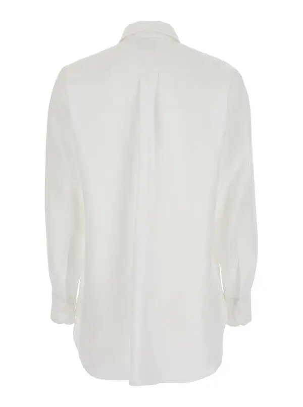 LEPLAIN Shirt With Classic Collar And Long Sleeves