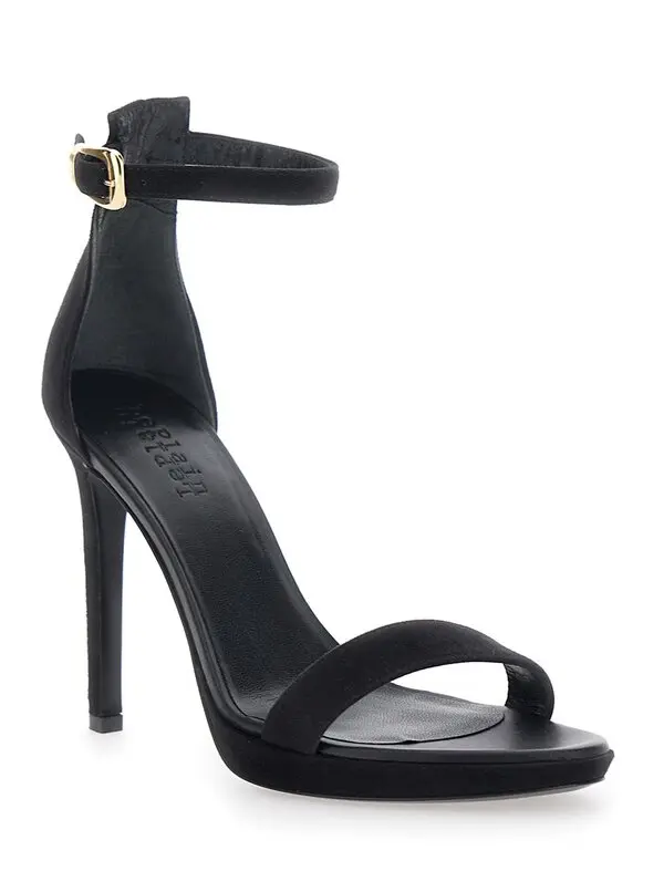 LEPLAIN Heeled Sandals Featuring A Platform And High Heel In Fabric For