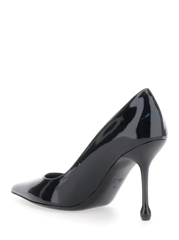 LEPLAIN Pointed Toe High Heel Patent Leather