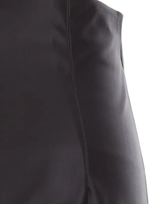 LEPLAIN Skirt With Zip Closure At The Back In Ecoleather For