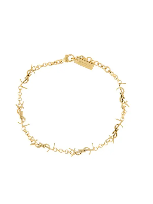 Saint Laurent Bracciale Cassandre - Gold