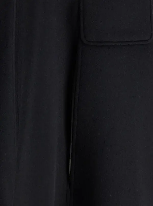 LEPLAIN Short Cape With Elegant Details In Tech Fabric