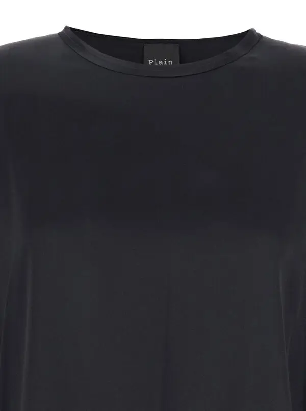 LEPLAIN Silk Long Sleeve Blouse