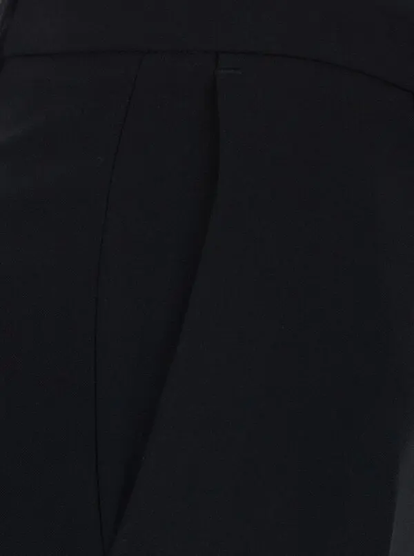 LEPLAIN Black Pants With Flared Leg In Fabric For