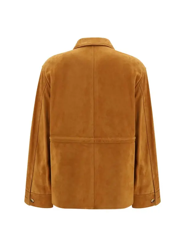 Loewe Suede Goat Leather Workwear Jacket