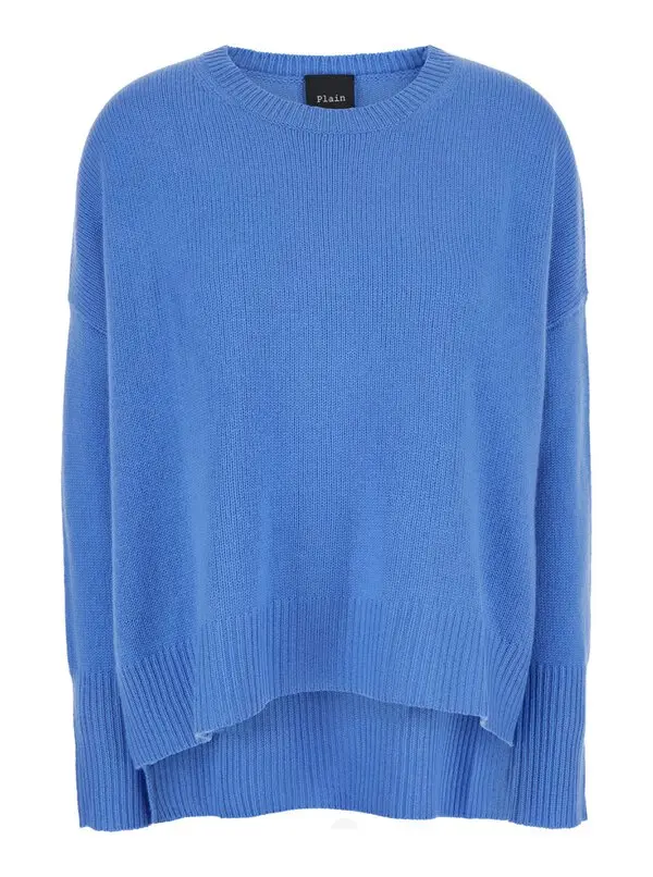 LEPLAIN Light Oversized Crewneck Sweater In Cashmere