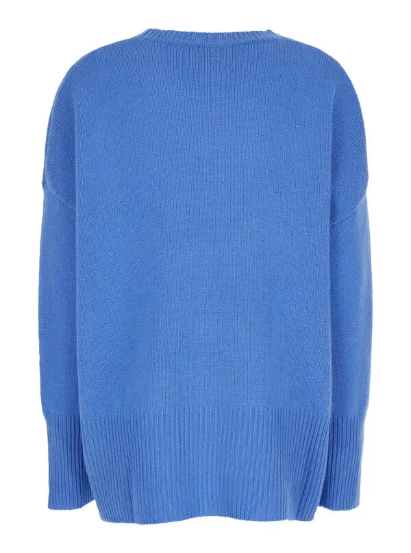 LEPLAIN Light Oversized Crewneck Sweater In Cashmere