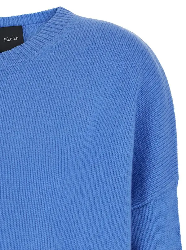LEPLAIN Light Oversized Crewneck Sweater In Cashmere