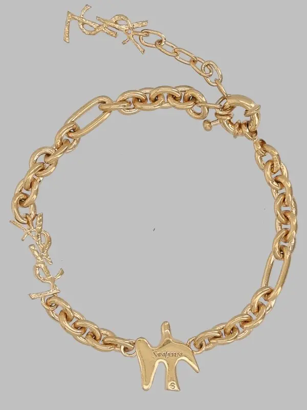 Saint Laurent Bracciale Con Colomba E Cassandre