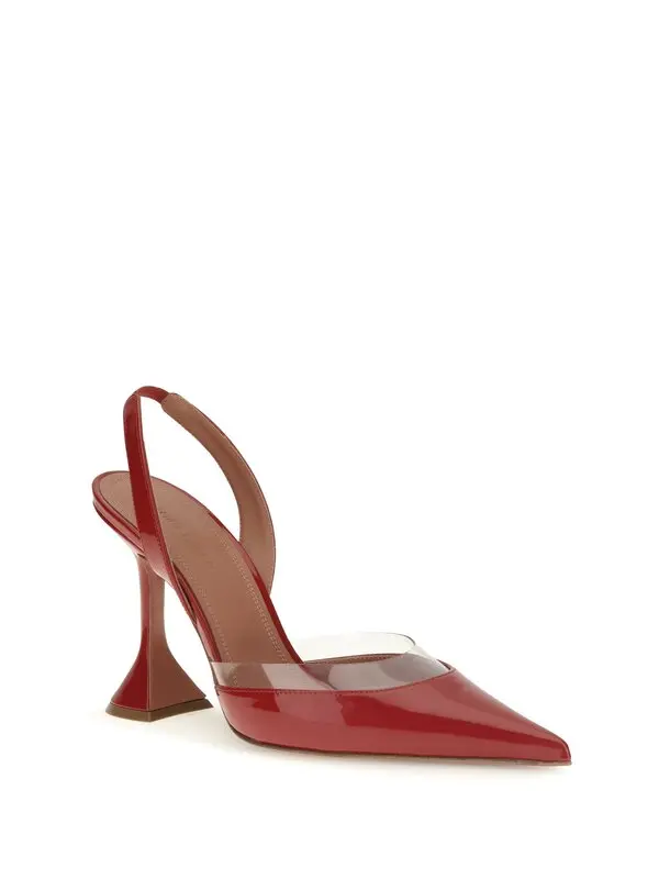 Amina Muaddi Lara Slingback Pumps