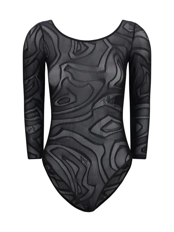 Emilio Pucci Jacquard Velvet Bodysuit