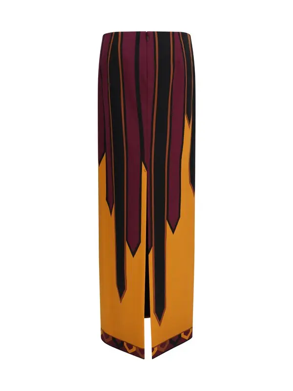 Emilio Pucci Tecno Couture Long Skirt - Multicolor