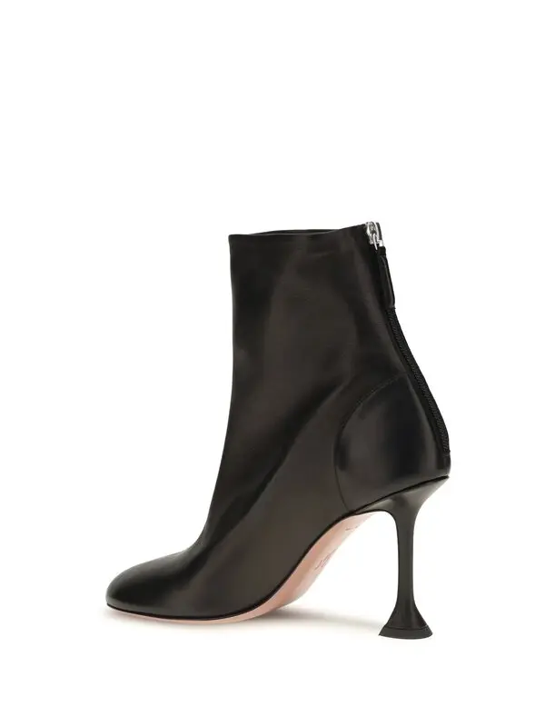 Amina Muaddi Iris Nappa Booties