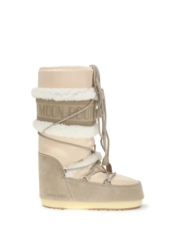 Moon Boot Icon Pearly Plus Snow Boots - Cream