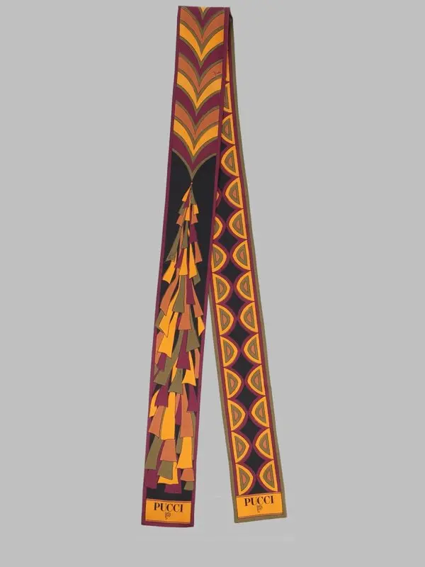 Emilio Pucci Foulard Bandeau Con Mix Di Stampe