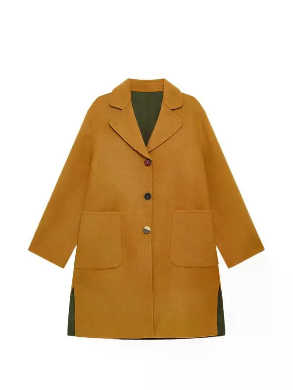 Malìparmi Reversible Double-face Coat - Yellow