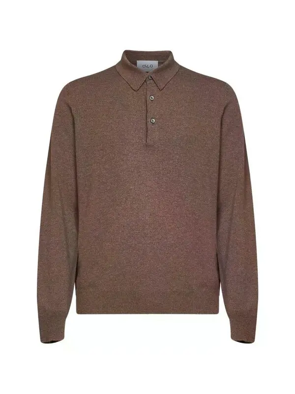 D4.0 Plain-stitch Long-sleeve Sweater