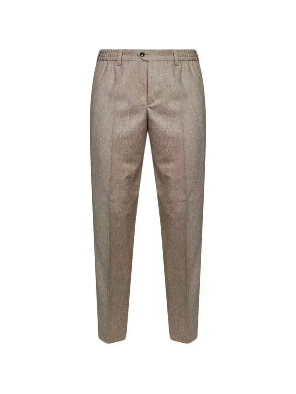 PT TORINO Elasticated-waistband Tailored Trousers