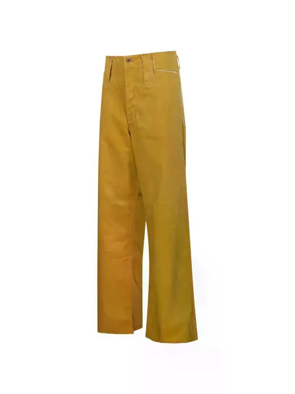 KURO Corduroy Frayed-edge Trousers