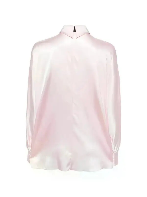 STYLAND Pussy-bow Kimono-sleeve Shirt