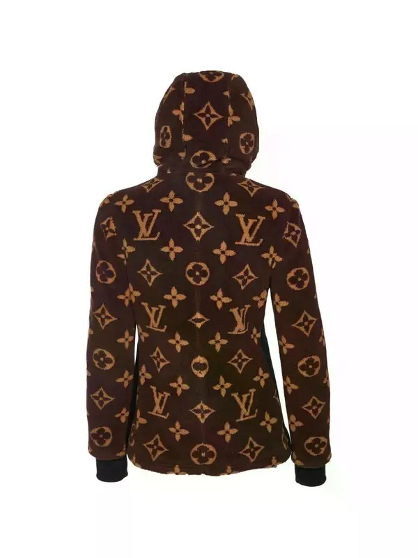 LOUIS VUITTON Monogram Fleece Jacket - Brown