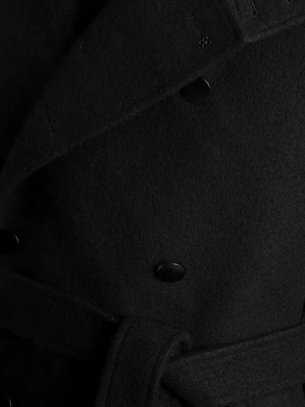 Tagliatore Double-breasted Belted Coat