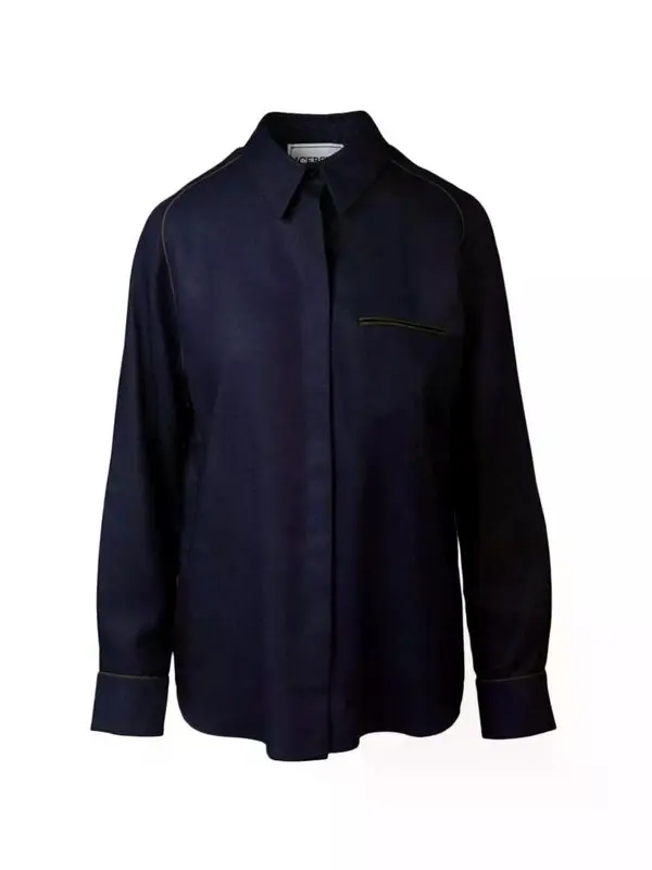 Iceberg Contrast-piping Shirt