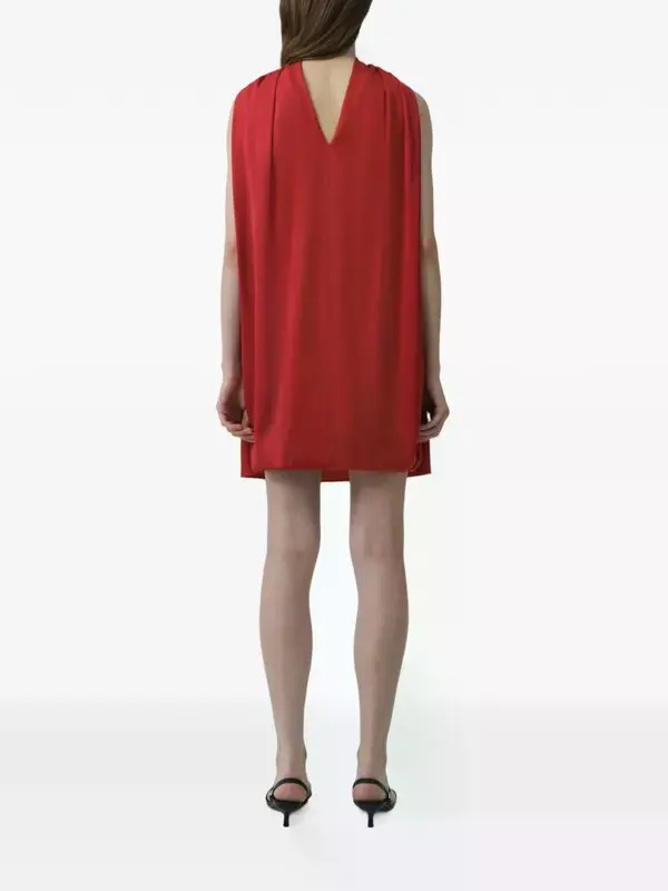 Simkhai Toni Cape-detail Mini Dress