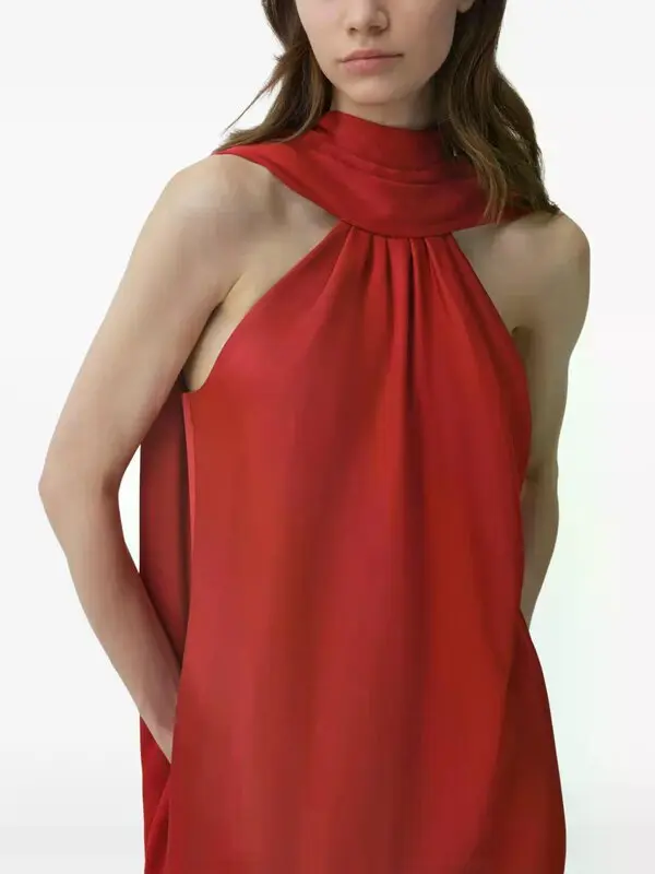 Simkhai Toni Cape-detail Mini Dress