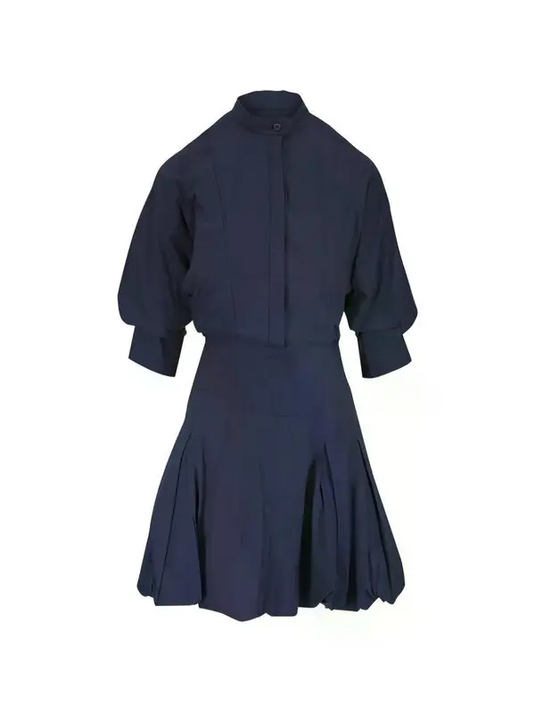 Simkhai Effie Pleated Mini Dress - Blue