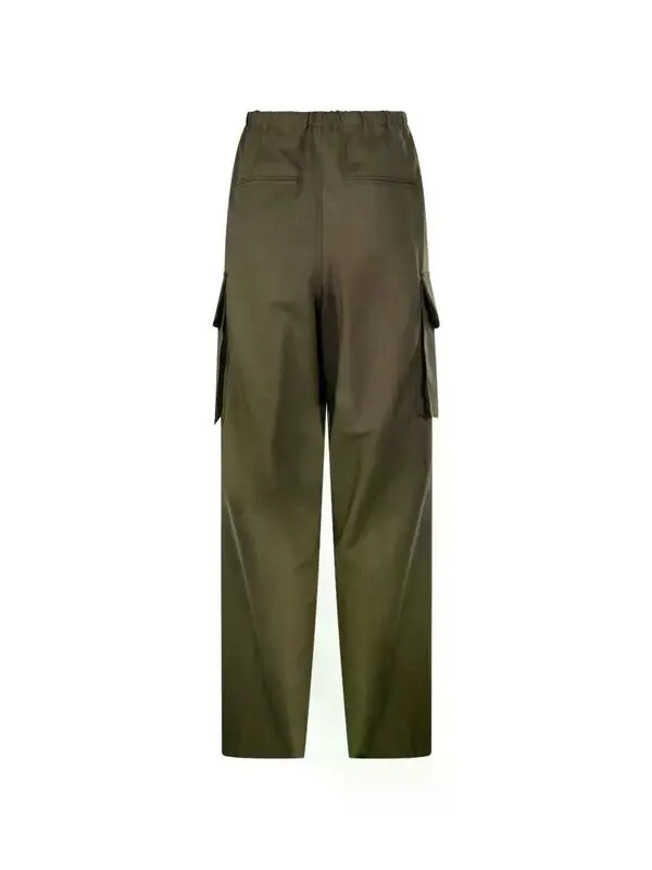 THE EROSE Drawstring Straight-leg Cargo Trousers
