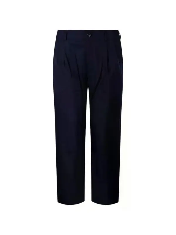 Comme Des Garçons Pleated Straight-leg Trousers