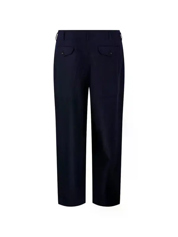 Comme Des Garçons Pleated Straight-leg Trousers
