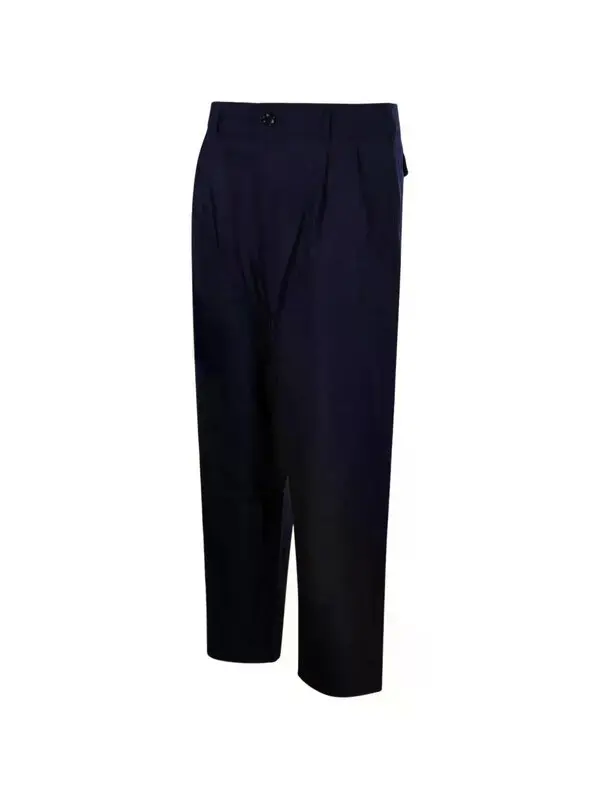 Comme Des Garçons Pleated Straight-leg Trousers