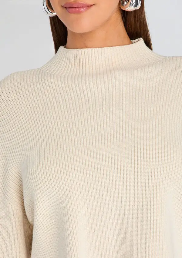 SEROYA Carmen Mid Cropped Sweater