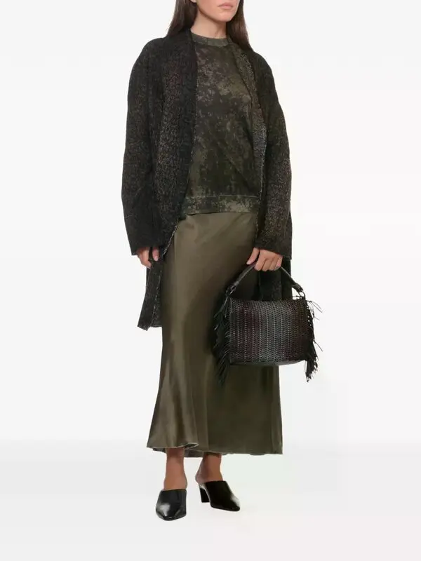 REPTILE'S HOUSE Braided Fringed Tote Bag