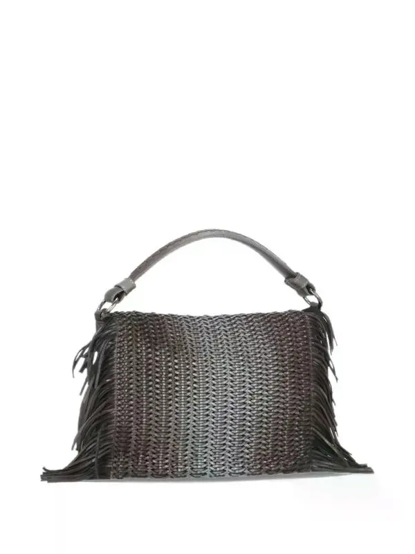 REPTILE'S HOUSE Braided Fringed Tote Bag