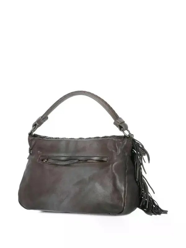 REPTILE'S HOUSE Braided Fringed Tote Bag