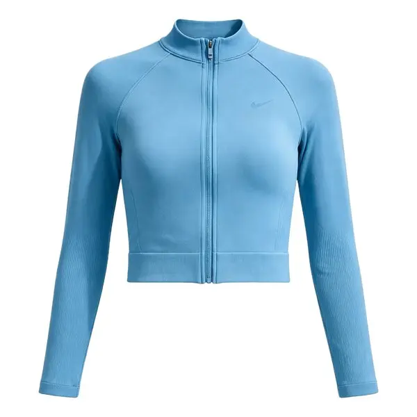 Nike Pro Full-zip Training Top - Work Blue