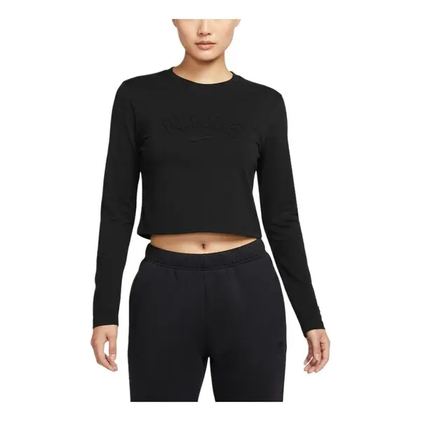 Nike Drifit Pro Long Sleeve T-shirt - Black