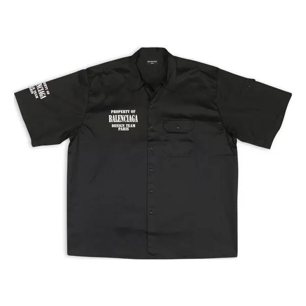Balenciaga Property Of Short Sleeved Shirt Oversized
