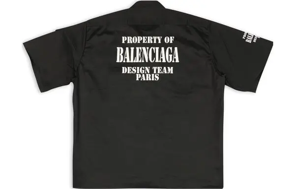Balenciaga Property Of Short Sleeved Shirt Oversized